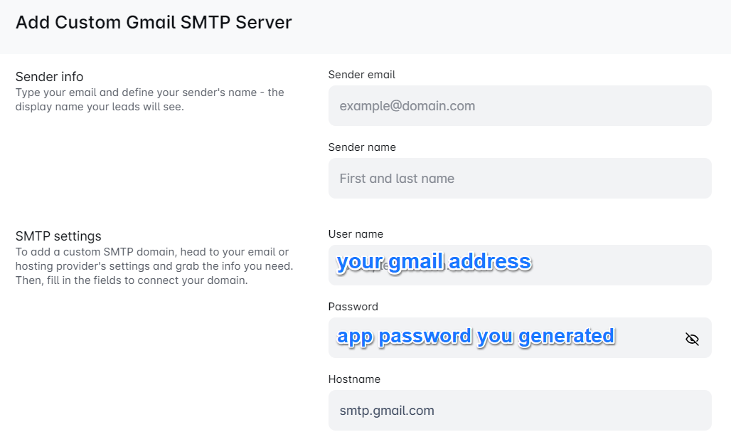 How to connect Gmail through the SMTP 📧 – Nectar Bee