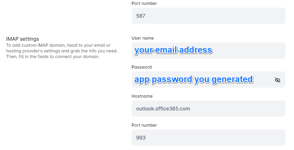 How to connect Outlook through the SMTP – Nectar Bee